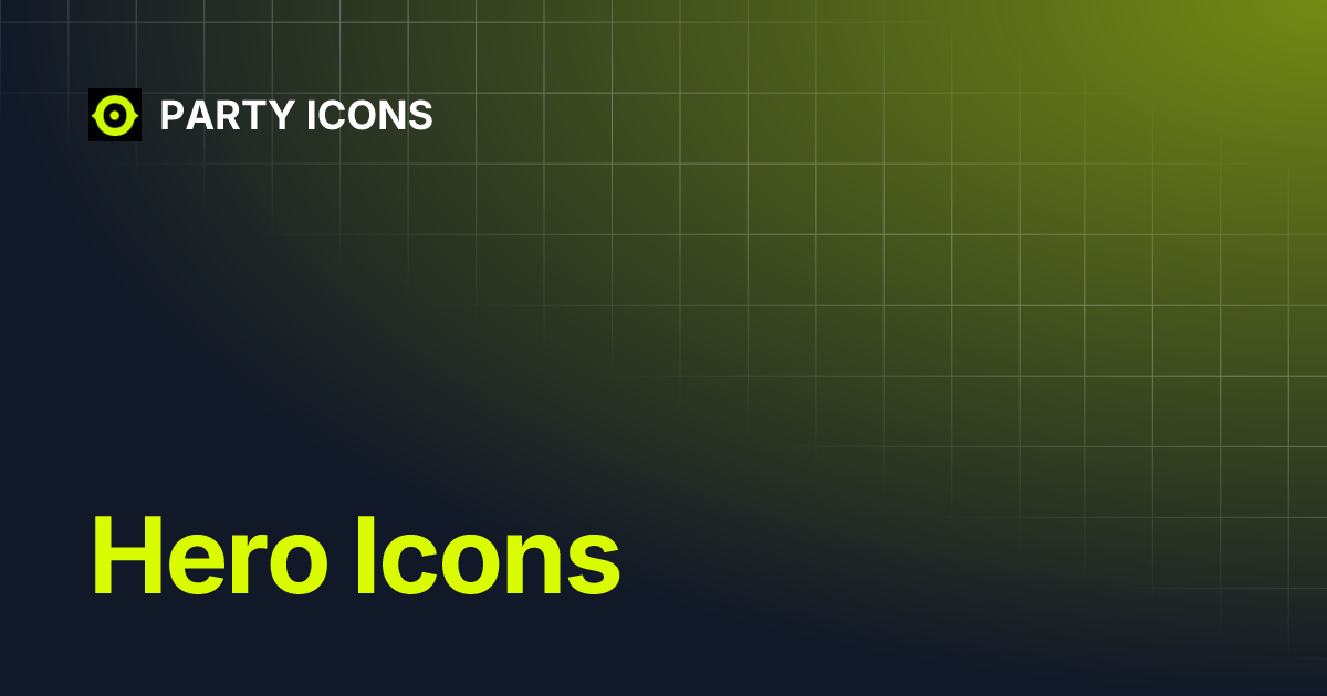 Hero Icons | PARTY ICONS