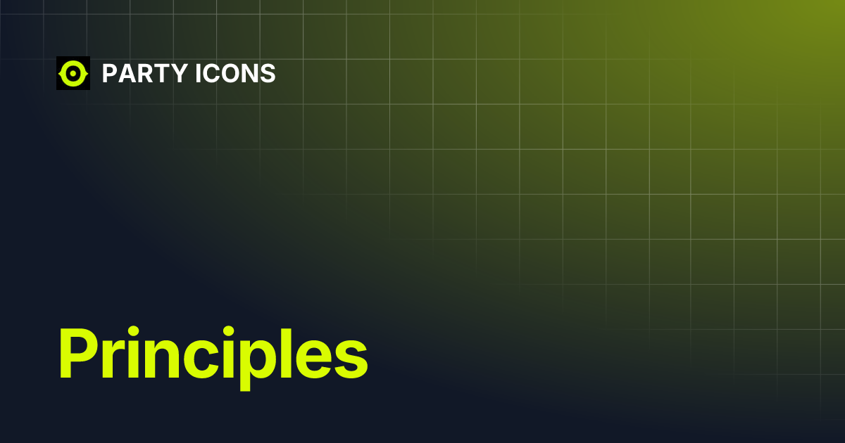 Principles | PARTY ICONS